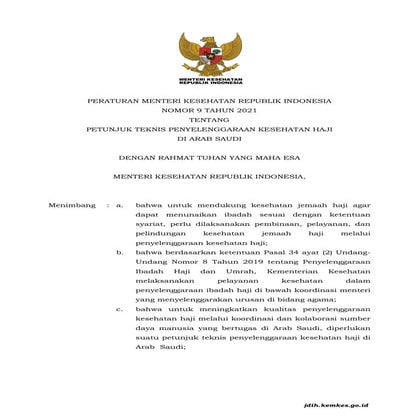 PERMENKES NOMOR 9 TAHUN 2021.pdf