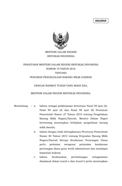 Pengelolaan barang milik negara | PPTX