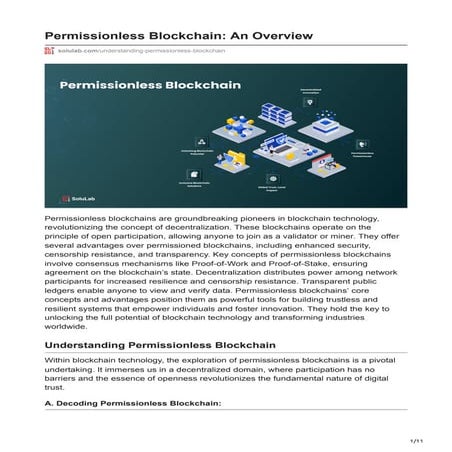 Permissionless Blockchain An Overview.pdf