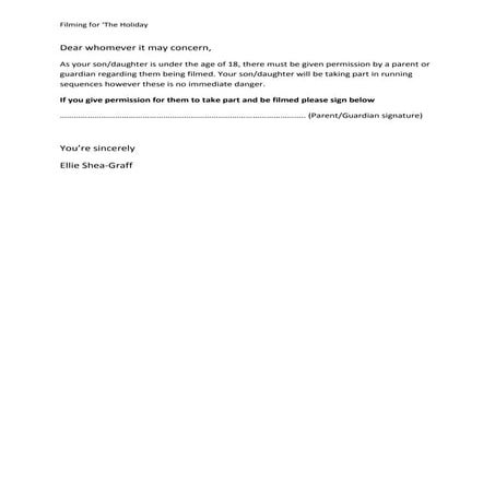 Permission letter | DOCX