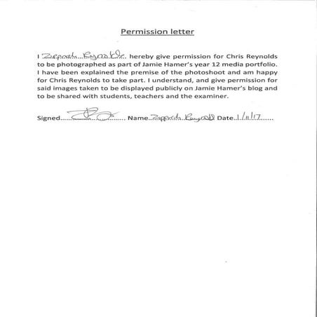 Permission letter | PDF