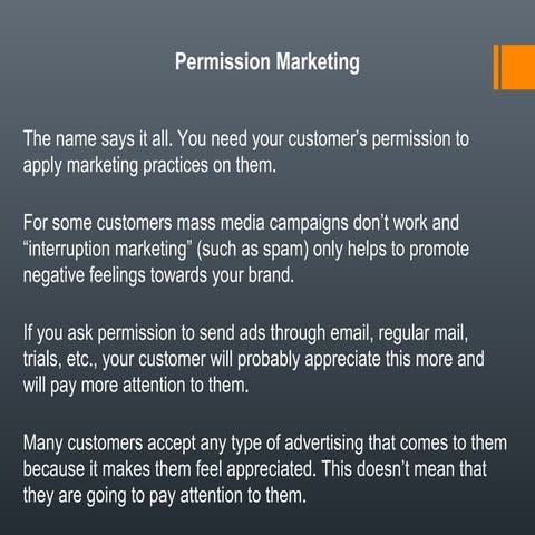 Permission mkt class - Presentation | PPT