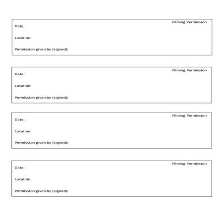 Permission slip | PDF