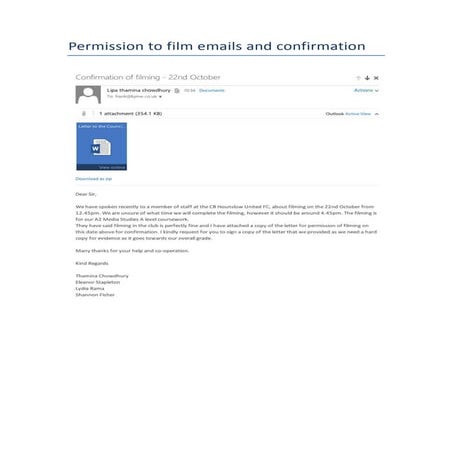 Permission to Film | DOCX