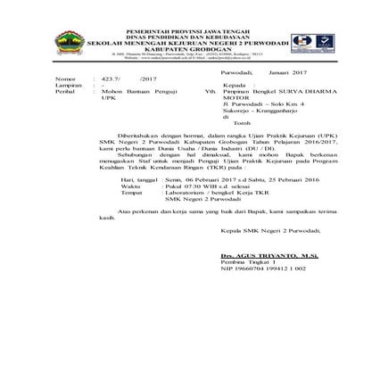 Permohonan penguji ta | DOCX