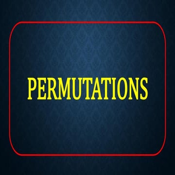 Permutation Combinationpdf Programming Languages Computing