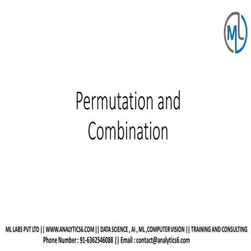 Permutation and combination | PDF | Programming Languages | Computing