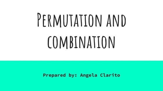 Permutation And Combination Maths Ppt 0026