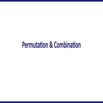 Grade 10 Permutation PowerPoint Presentation | PPTX