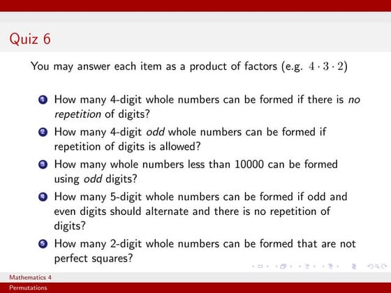 Fundamental counting principle powerpoint | PPTX