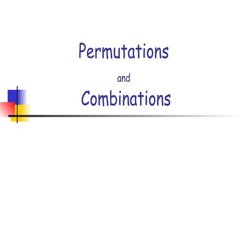 Permutations-and-combinations............ | PPT