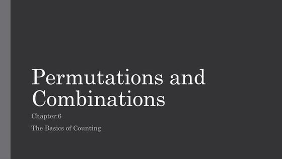Countingpermutationscombinationsppt 8826