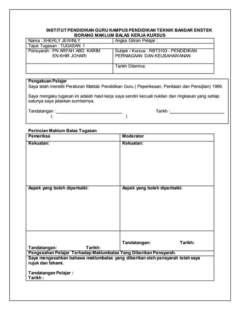 Panduan ringkas menulis kertas kerja | DOC