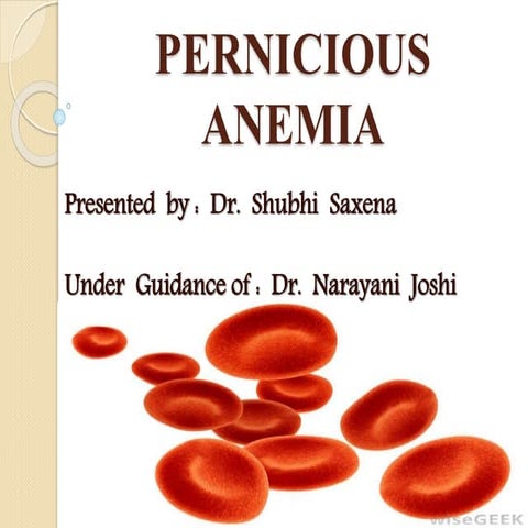 Pernicious Anemia Glossitis