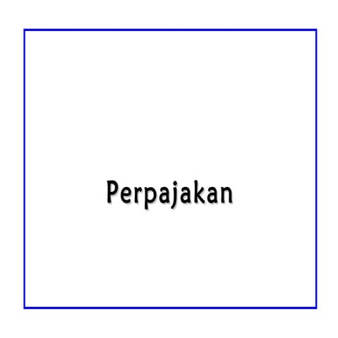 Perpajakan | PPT