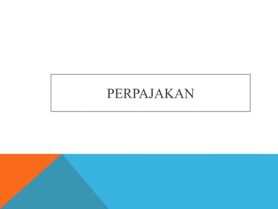 Mengenal pajak | PPT