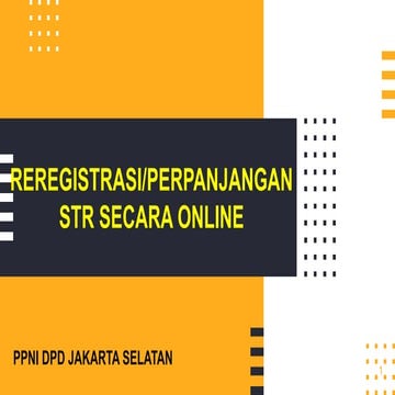 PERPANJANGAN STR ONLINE 2.ppt