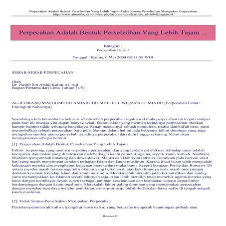 Perpecahan adalah-bentuk-perselisihan-yang-lebih-tajam-tidak-semua ...