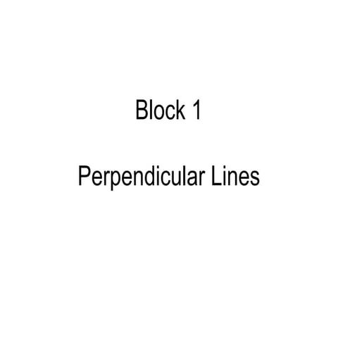 Perpendicular lines | PPT