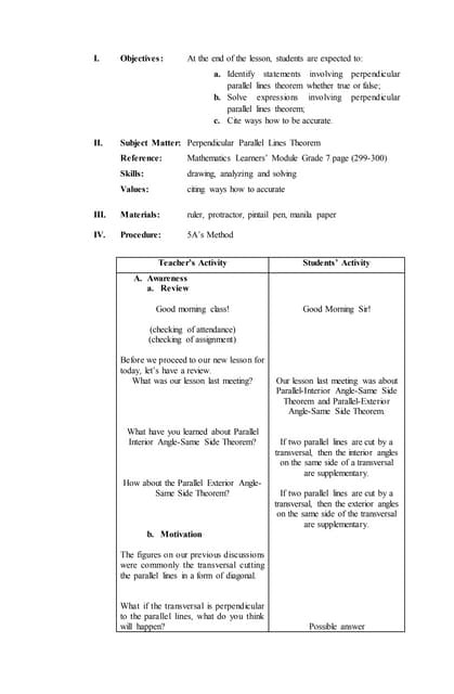 Integer lesson plan | DOCX