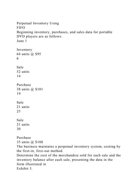 Perpetual inventory Using FiFO Beginning inventory- purchases- and sal.pdf