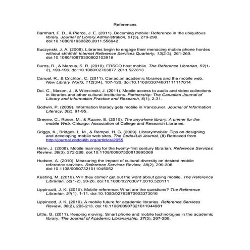 Presentation References | PDF