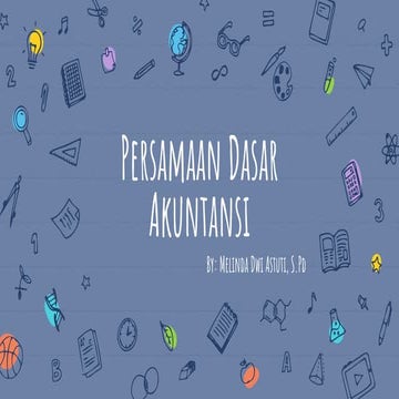 Materi Persamaan Dasar Akuntansi SMA | PPTX