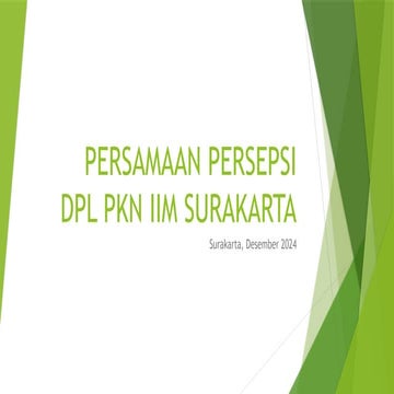 PERSAMAAN PERSEPSI DPL.pptxGGGGGGGGGGGGG | PPTX