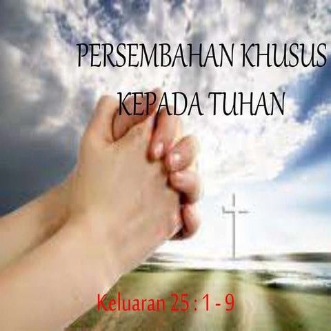 Persembahan khusus kepada tuhan | PPTX