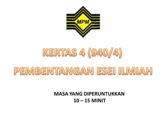 Contoh pembentangan kerja khusus P.Am | PPTX