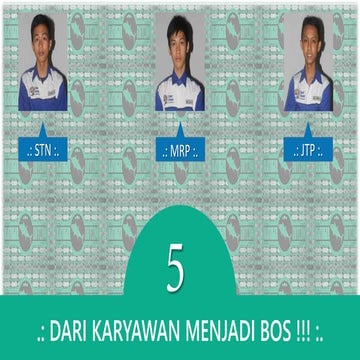 Dari Karyawan Menjadi Bos | PPTX