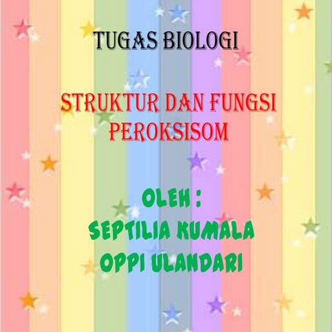 Peroksisom Begini Struktur Sel Manusia Dan Fungsinya