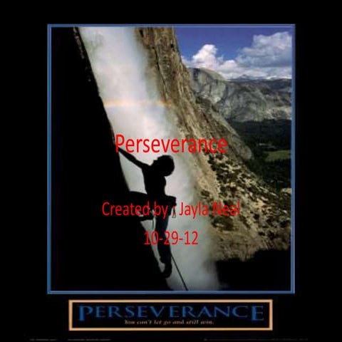 Perseverance | PPTX
