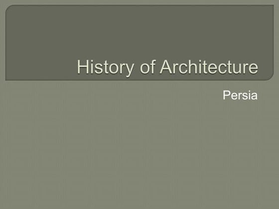 Ancient Persia Power Pt | PPT