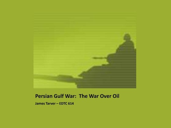 Presentation gulf war | PPTX