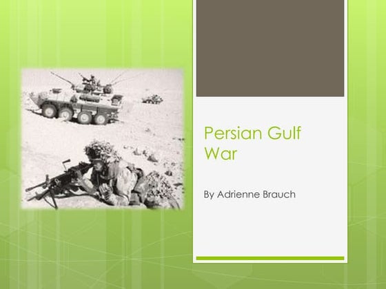 Cert of App - Persian Gulf War | PDF