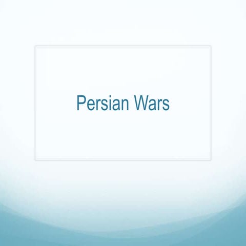 Persian wars | PPTX