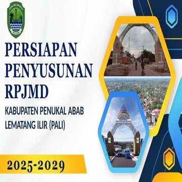 Persiapam Penyusunan RPJMD Berbasis Kinerja Kab. Pali.pptx