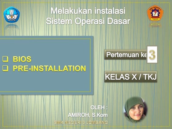 komponen komputer bios komputer basic input | PPT
