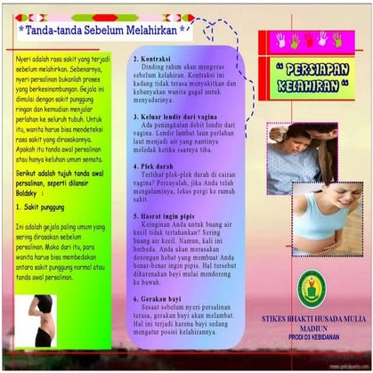 Leaflet Persiapan persalinan | PPT