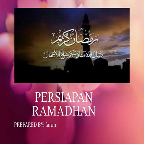 Persiapan ramadhan | PPTX