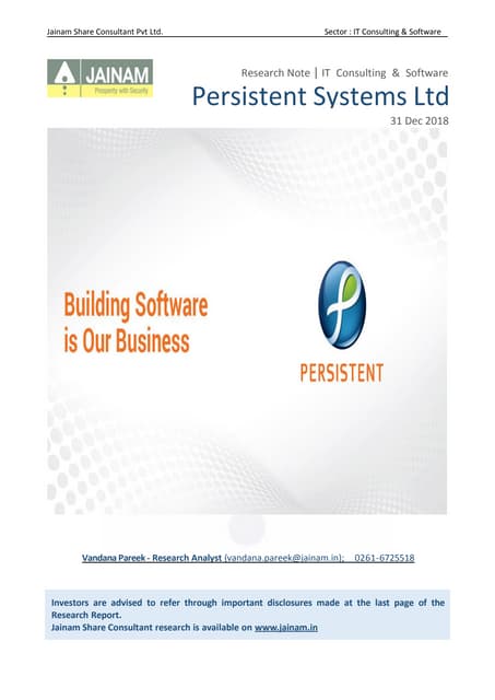 Persistent system | PPT