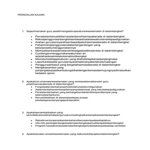 Persoalan kajian | DOCX