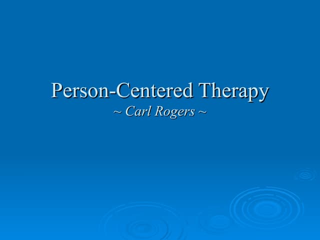 Person-Centered Care | PPTX