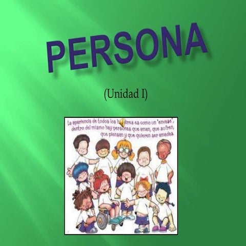 El concepto de persona en la filosofía | PPTX
