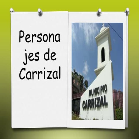 Personajes de carrizal | PPTX
