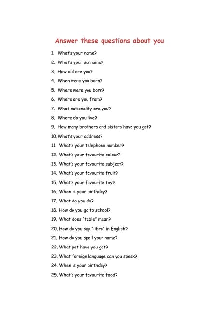 Oral exam questions | DOC