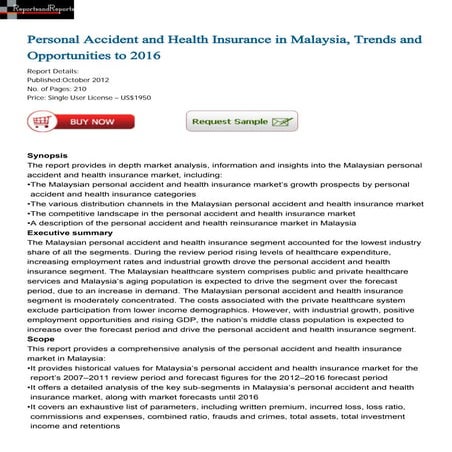 Malaysia's general insurance : summary | PDF