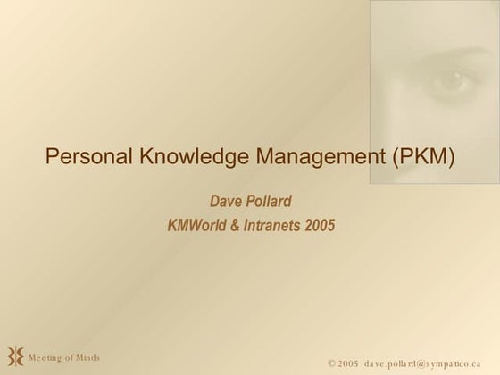 Personal knowledge management | PPT