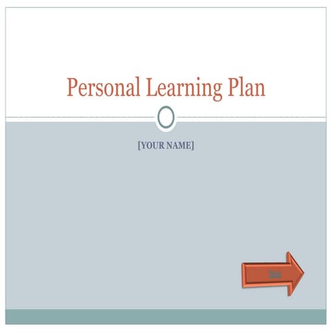 Personal Learning Plan Template 1199314811152590 2 | PPT